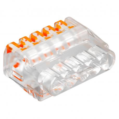 Universal-Steckklemme, 5-polig 5 | 0,2 | 2,5 | 450 | transparent | OBO