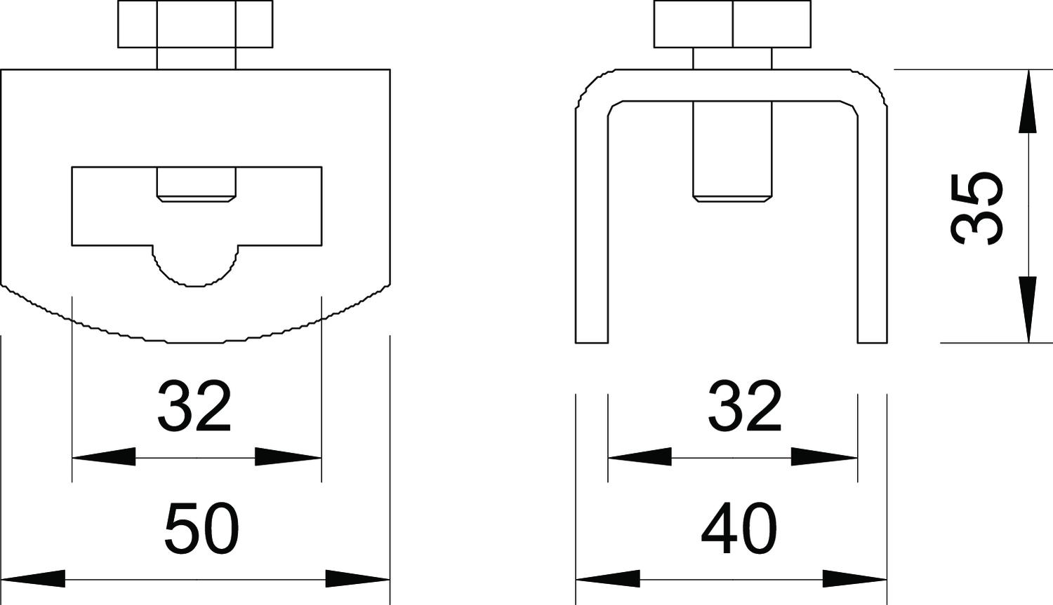Vario-Erdklemme | FL30 x Rd 8-10 | | OBO
